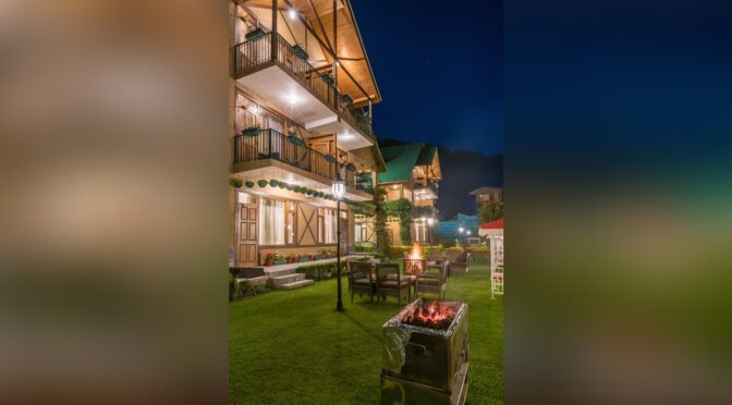 Bonfire, Live Bar + BBQ | The Anantmaya Resort Manali