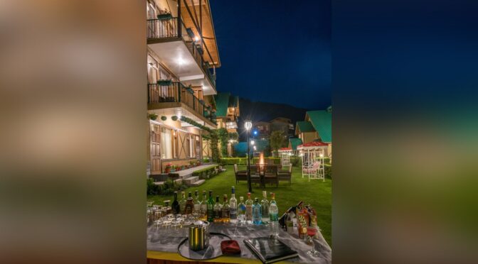 Bonfire, Live Bar + BBQ | The Anantmaya Resort Manali